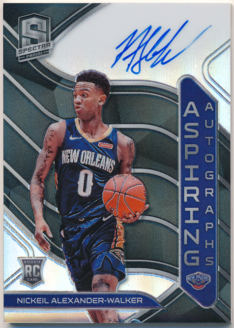 Nickeil Alexander-Walker NBA 2019-20 Panini Spectra RC Aspiring Prizm ...