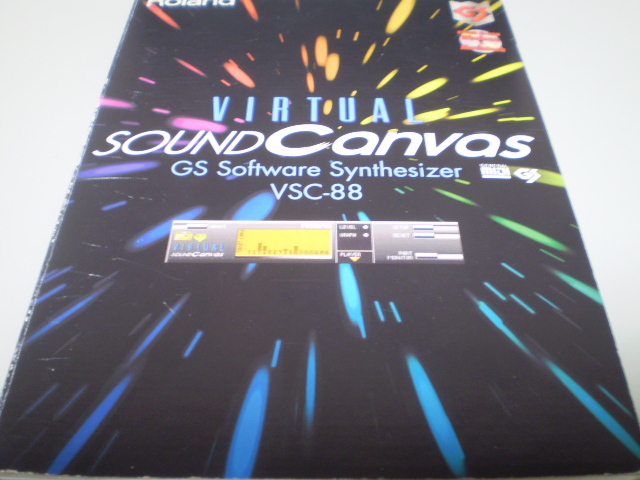 Roland VIRTUAL SOUND Canvas VSC-88 (GS Software Synthesizer) 動作確認済の落札情報 ...