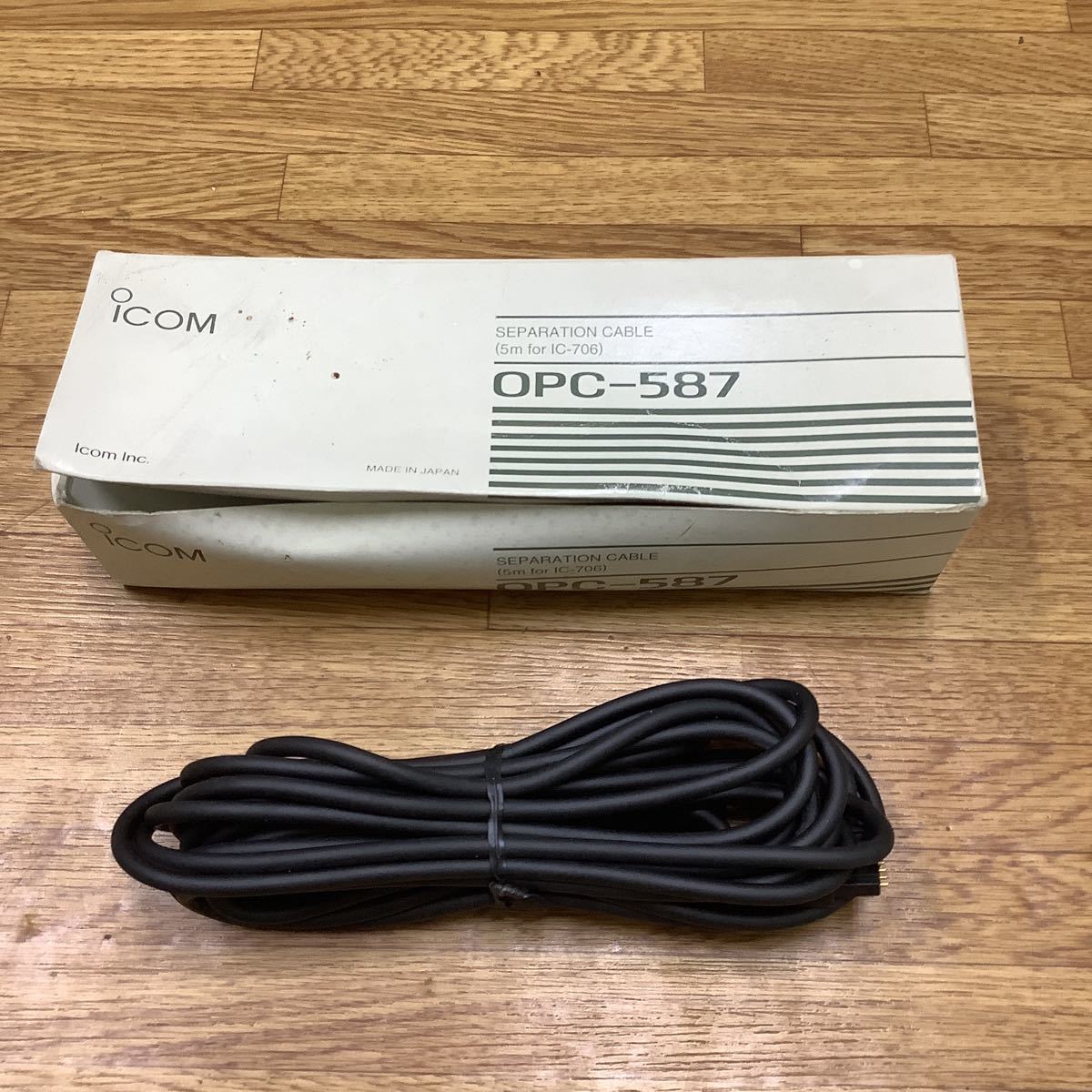 OPC-587 ICOM Separation cable 5m IC-706/703 用 未使用品の落札情報詳細 - ヤフオク落札価格検索 ...