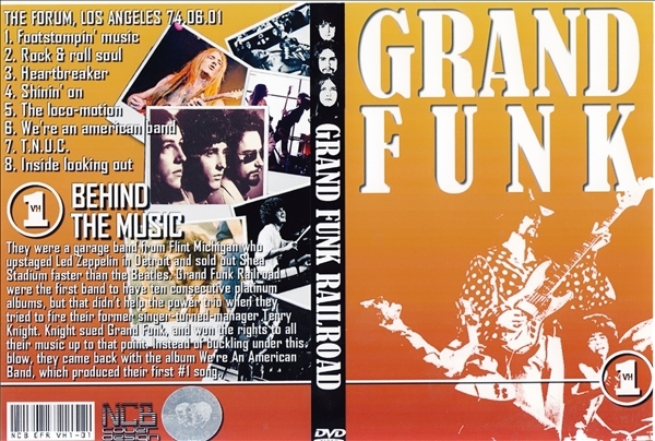【新品】【DVD】 GRAND FUNK RAILROAD - LIVE IN L A FORUM (1975) § 1Pの落札情報詳細 ...