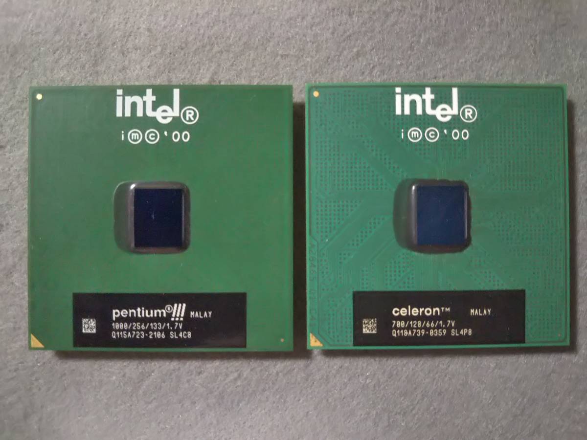 インテル Pentium III 1.0GHz 1000 256 133 1.7V SL4C8 SOCKET 370の落札情報詳細 ...