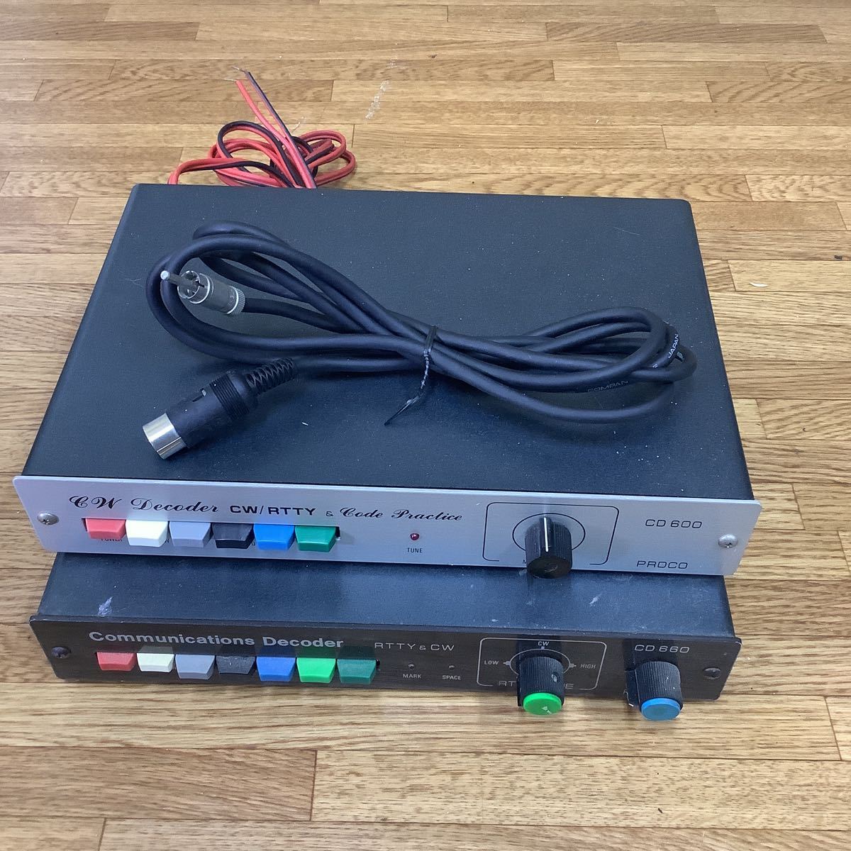 CD600 CD660 PROCO RTTY/CW デコーダー 2台セット 解読器の落札情報詳細 - Yahoo!オークション落札価格検索 ...