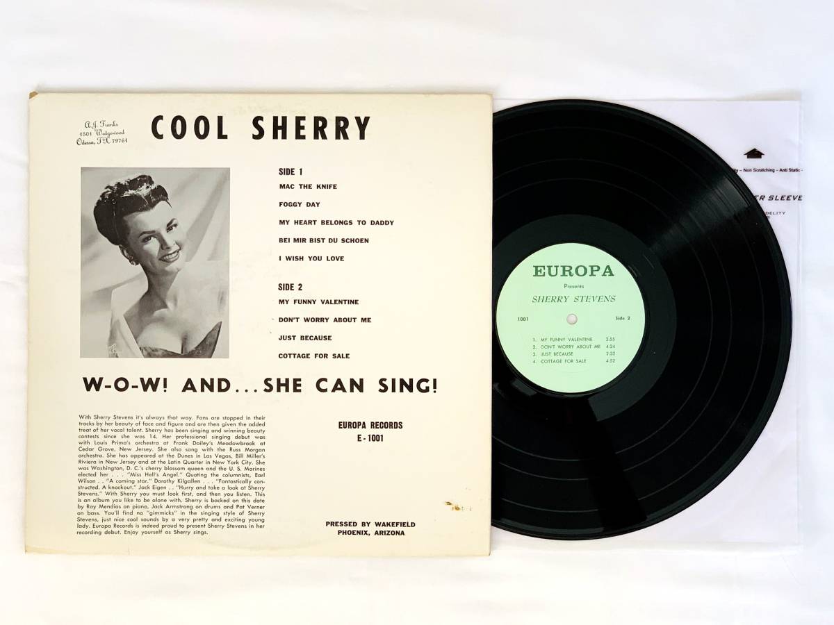 ★激レア！ ★即納！ ★USオリジナル ★Sherry Stevens ★Cool Sherry ★EUROPA 1001の落札情報詳細 ...