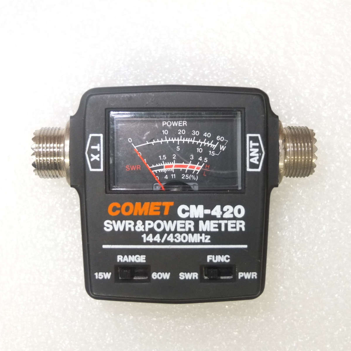 COMET コメット CM-420 SWR&POWER METER 144/430MHz アマチュア無線の落札情報詳細 - Yahoo!オークション落札価格検索 オークフリー