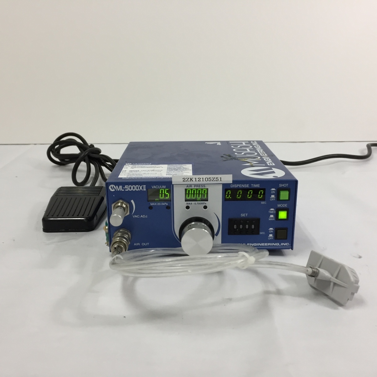 MUSASHI M22-123 SHOT mini ショットミニ 3軸 卓上型塗布ロボット ディスペンサー 武蔵エンジニアリング 通電OK ...