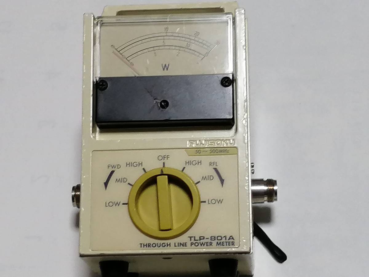 Fujisoku/フジソク TLP-52A 通過形電力計 50MHz-400MHz 120W 50Ω N(f)-N(f) 未検査品 の落札情報詳細| ヤフオク落札価格情報 オークフリー