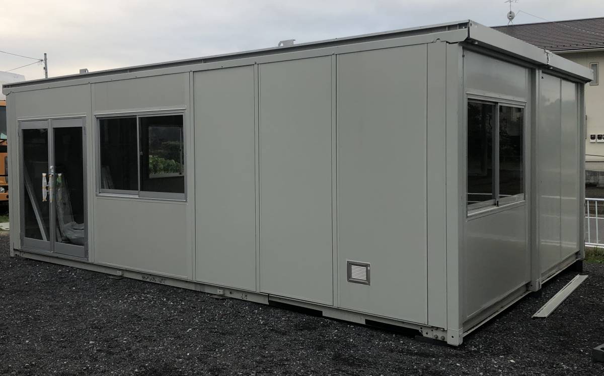 【やや傷や汚れあり （詳細）】三協 CT-72J 連建 9.64坪 ユニットハウス プレハブ 事務所 店舗 親子ドア 両開き 売切り の落札情報詳細| ヤフオク落札価格情報 オークフリー