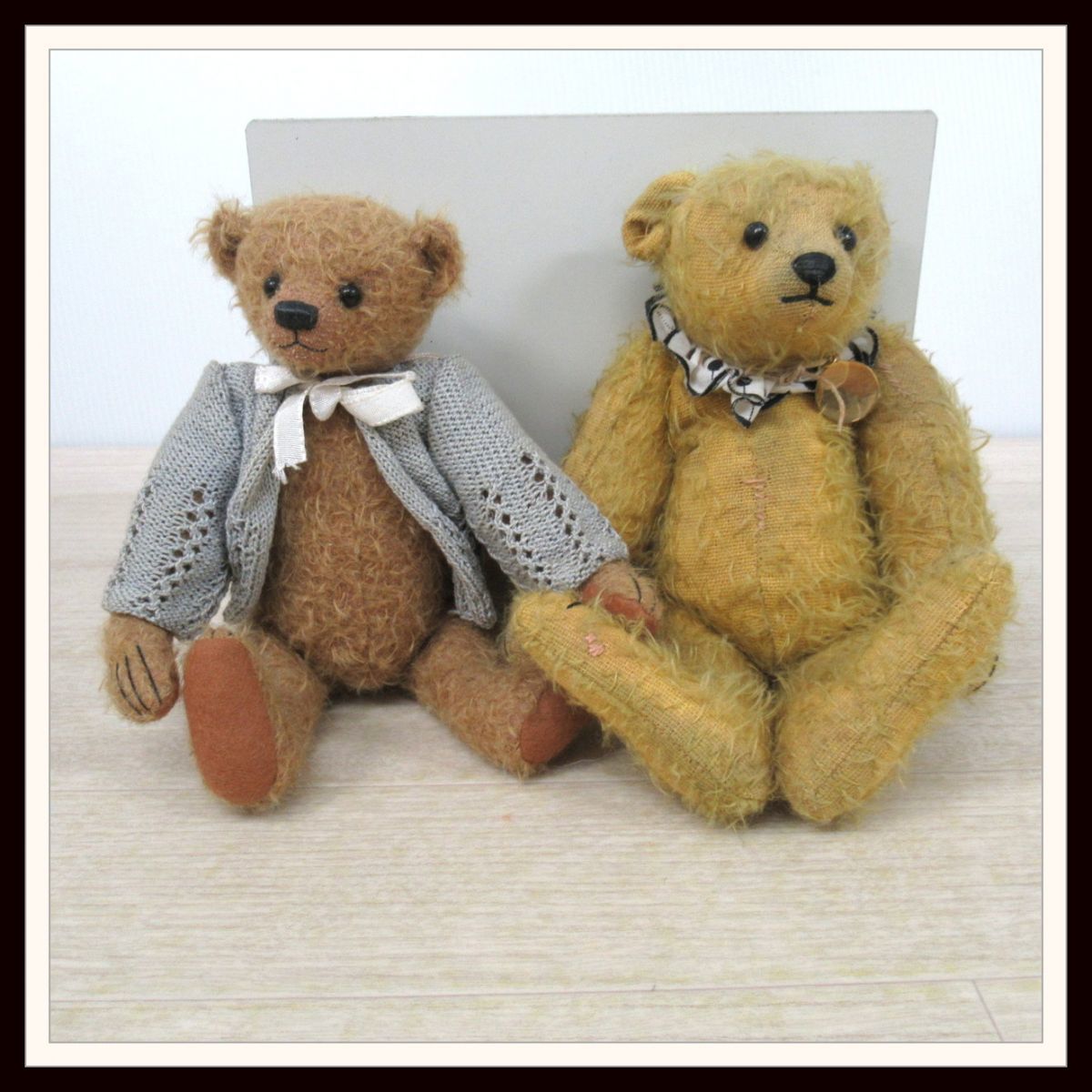 【全体的に状態が悪い】アーティストベア 海外作家様ハンドメイドテディベア 4体セット *Rica Bear * Lily bear ...