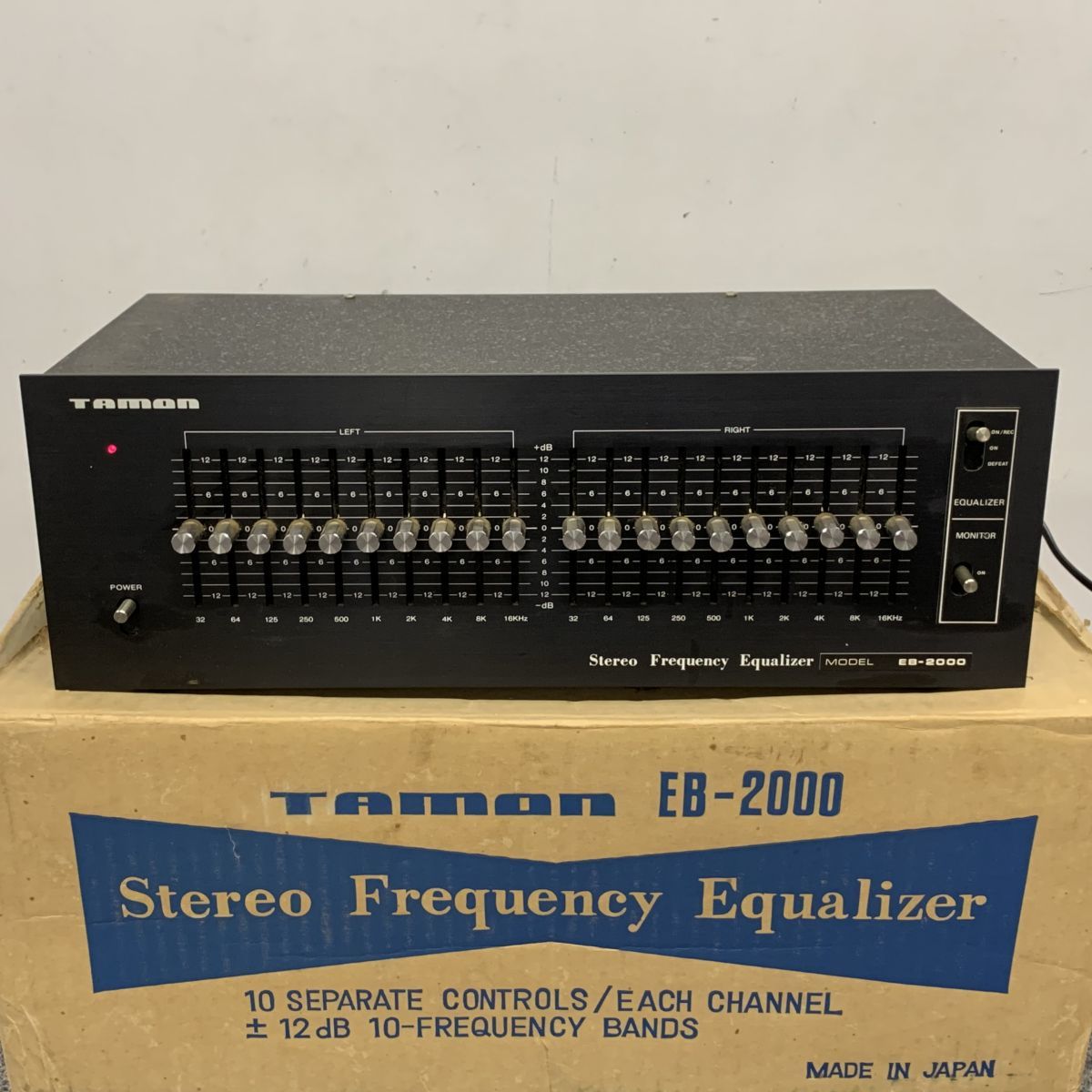 【傷や汚れあり】O815-I28-2012 TAMON EB-2000 stereo Frequency Equalizer イコライザー オーディオ 通電確認済 ② の落札情報詳細 ...