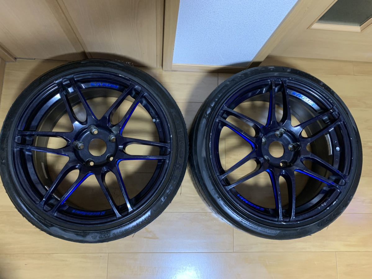 WEDS WedsSport SA-20R 20インチx8.5J +45 PCD114.3/5H 70系カムリなどに 空気圧センサー付 タイヤNT555G2 245-35-20 の落札情報詳細 ...