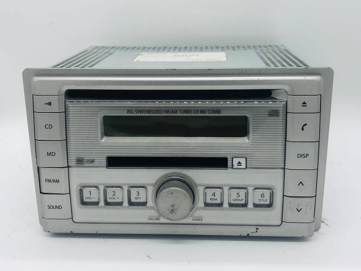 【やや傷や汚れあり】[H31] スズキ 純正 Clarion クラリオン 2DIN CD/MDデッキ PS-4106F-F ジャンク の落札情報詳細| ヤフオク落札価格情報 オークフリー