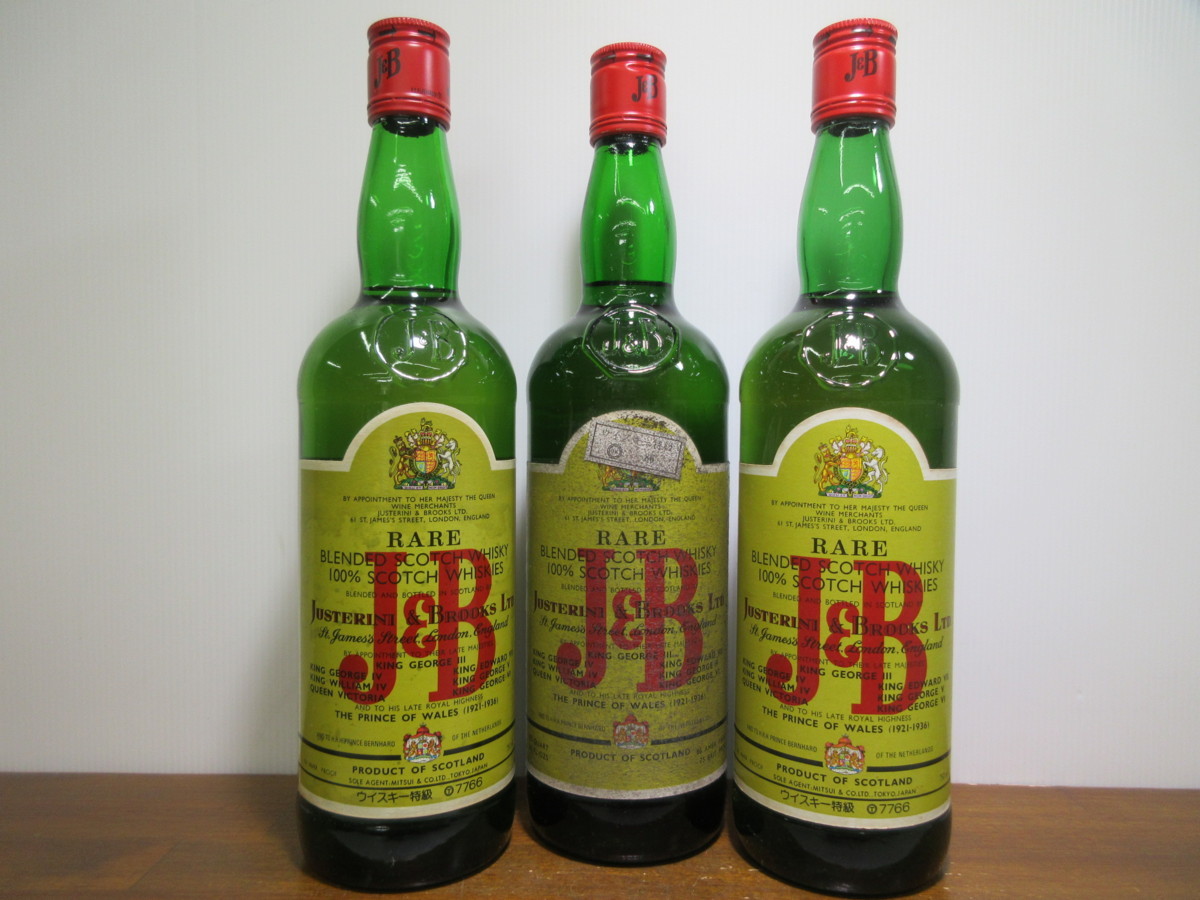 【古酒】JUSTERINI＆BROOKS ジャステリーニ＆ブルックス ピュアモルト スコッチ ウイスキー J&B 特級 750ml 43％ 未開栓 F62739 の落札情報詳細| ヤフオク落札 ...