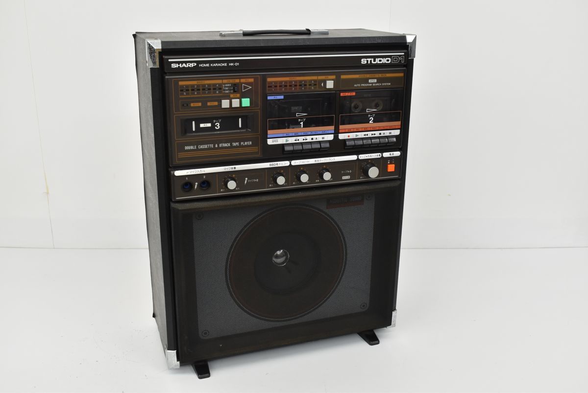 SHARP MD STUDIO 【MD-F200-S】 MD/CD システム ダブルMD（CD/MDデッキ）（ラジカセ形状タイプ）★動作確認 の落札情報詳細| ヤフオク落札価格情報 オークフリー