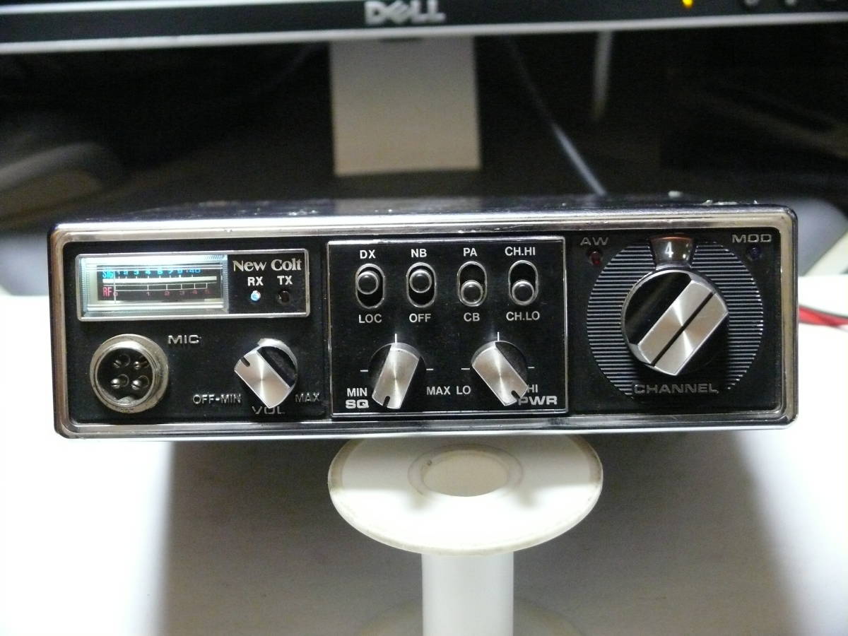 【やや傷や汚れあり】★☆New Colt 450 48CH CB無線機 クリスタルシンセサイザー搭載トランシーバー 動作確認済み28Mhz ...