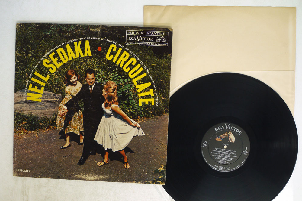 【やや傷や汚れあり】米 NEIL SEDAKA/CIRCULATE/RCA LPM-2317の落札情報詳細 - ヤフオク落札価格検索 オークフリー
