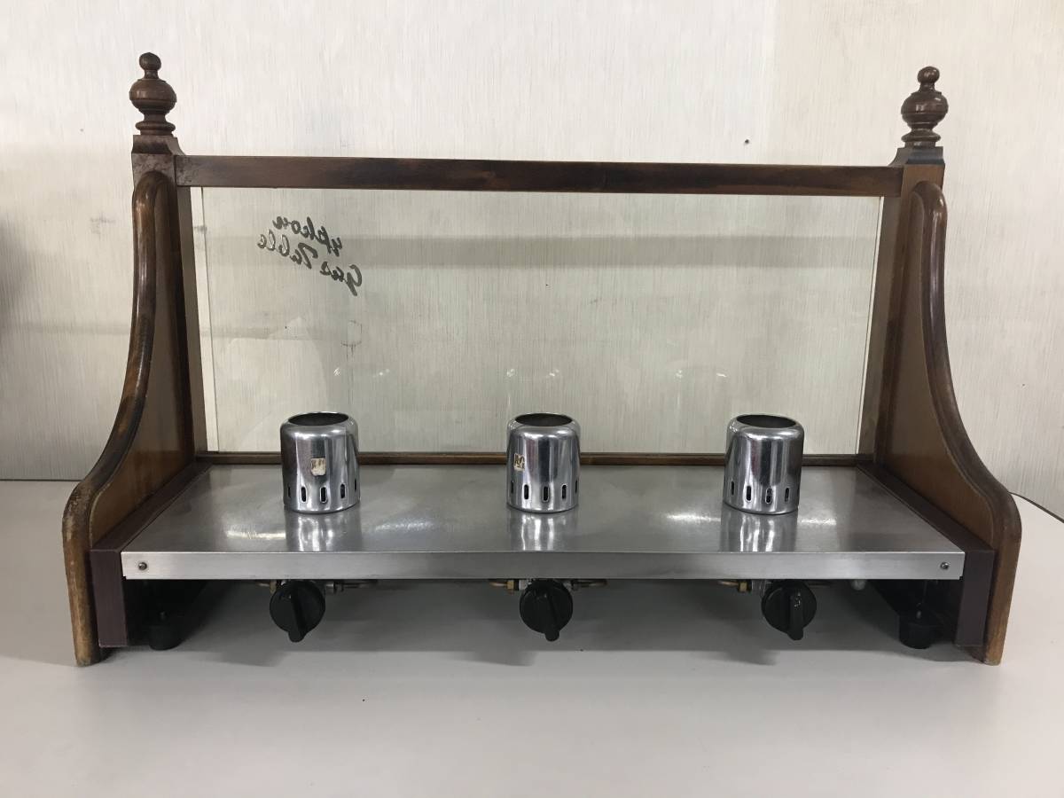 【やや傷や汚れあり】山岡金属工業 SILKROOM サイフォンガステーブル S-503SD 3連 都市ガス 珈琲 喫茶店 業務用の落札情報詳細 - ヤフオク落札価格検索 オークフリー