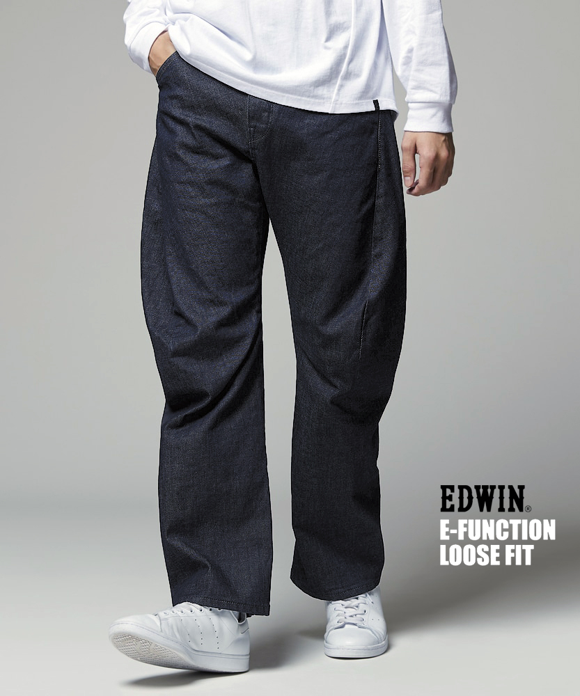 【未使用】新品/1点のみ EDWINエドウィン E-FUNCTION ゆったりルーズフィットデニム 日本製 EF04-00/S 11000円を の落札情報詳細| ヤフオク落札価格情報 オークフリー
