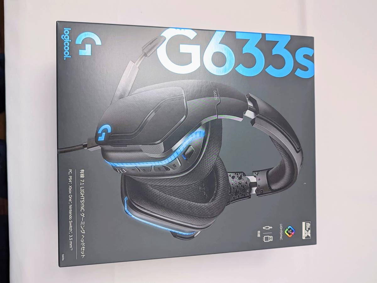 【未使用】1円送料無料 Logicool G ゲーミングヘッドセット 有線 G633s 7.1ch Dolby ノイズキャンセリング PC/PS5/PS4/Switch/Xbox/スマホ 国内 ...