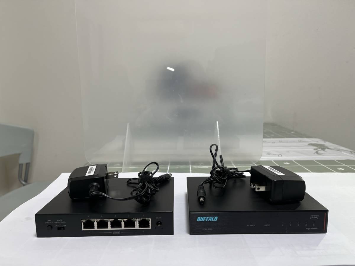 【目立った傷や汚れなし】高速 BUFFALO 2.5GbE対応 金属筐体 AC電源 5ポート ブラック スイッチングハブ LXW-2G5 2台の落札情報詳細 - ヤフオク落札価格検索 オークフリー