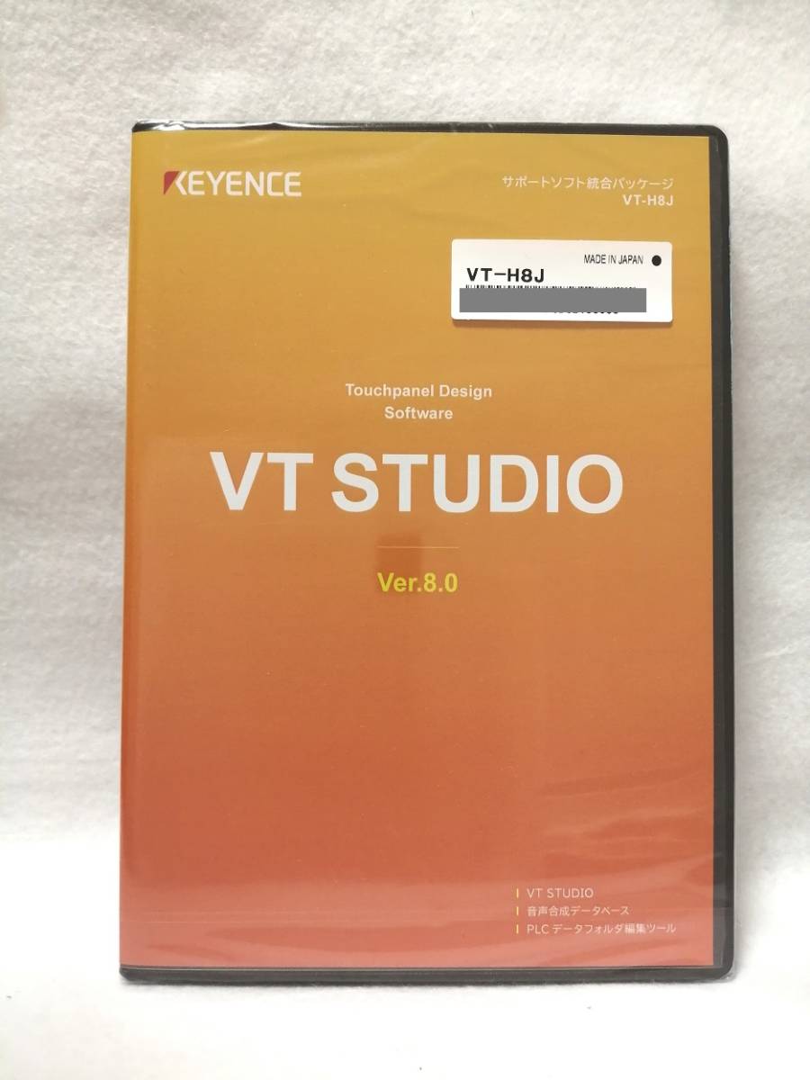 【未使用】 新品未開封★送料無料 キーエンス 最新 VT STUDIO Ver. 8.0 日本語版 VT-H8J タッチパネルディスプレイ ...