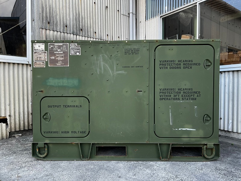 【傷や汚れあり】【米軍放出品】CUMMINS 発電機 60KW ジェネレーター ディーゼルエンジン MEP-1070 ☆YD20AM-Wの落札 ...