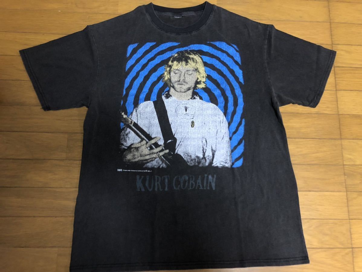 【やや傷や汚れあり】kurt cobain bootleg Tee カートコバーン Tシャツ 古着 fear of god travis ...