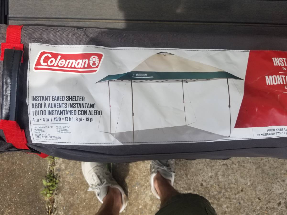 【目立った傷や汚れなし】Coleman コールマン インスタント キャノピー テント 4m×4m の落札情報詳細| ヤフオク落札価格情報 オークフリー