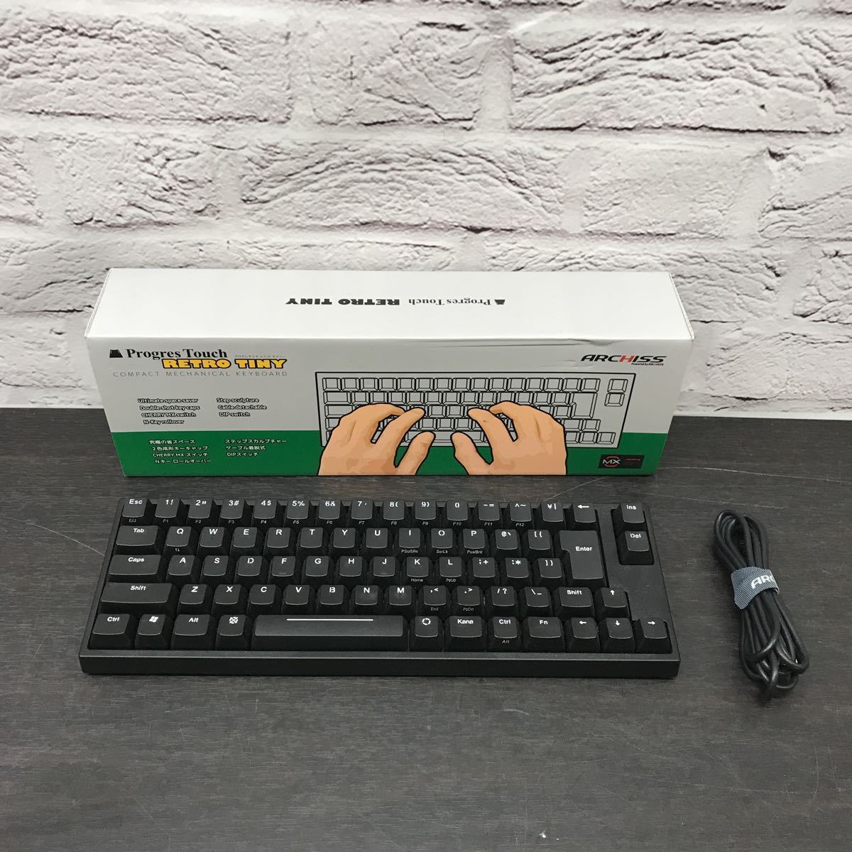 【目立った傷や汚れなし】s50510-8821 アーキサイト 有線キーボード Progress Touch RETRO TINY ASKBP1603の落札情報詳細 - ヤフオク落札価格検索 ...