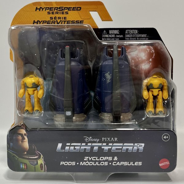 【未使用】マテル バズ・ライトイヤー ZYCLOPS & PODS ザイクロプス フィギュア プレイセット ピクサー トイストーリーの落札情報 ...