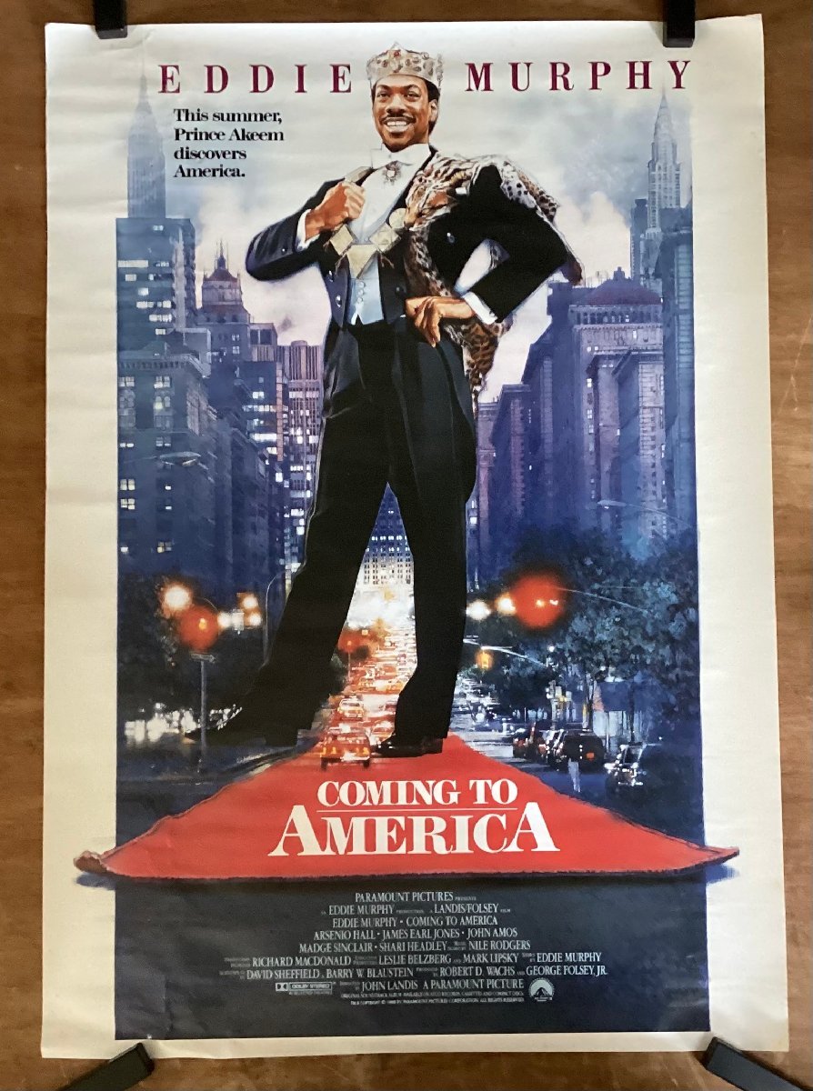【傷や汚れあり】KK-2942 送料無料 星の王子 ニューヨークへ行く Coming to America エディ・マーフィ 映画 ポスター 印刷物 レトロ アンティーク /くSUらの落札情報 ...