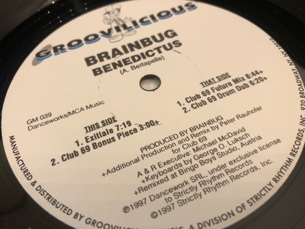 【傷や汚れあり】12”★Brainbug / Benedictus / Club 69 / ハード・ハウス！の落札情報詳細 - ヤフオク落札価格検索 オークフリー