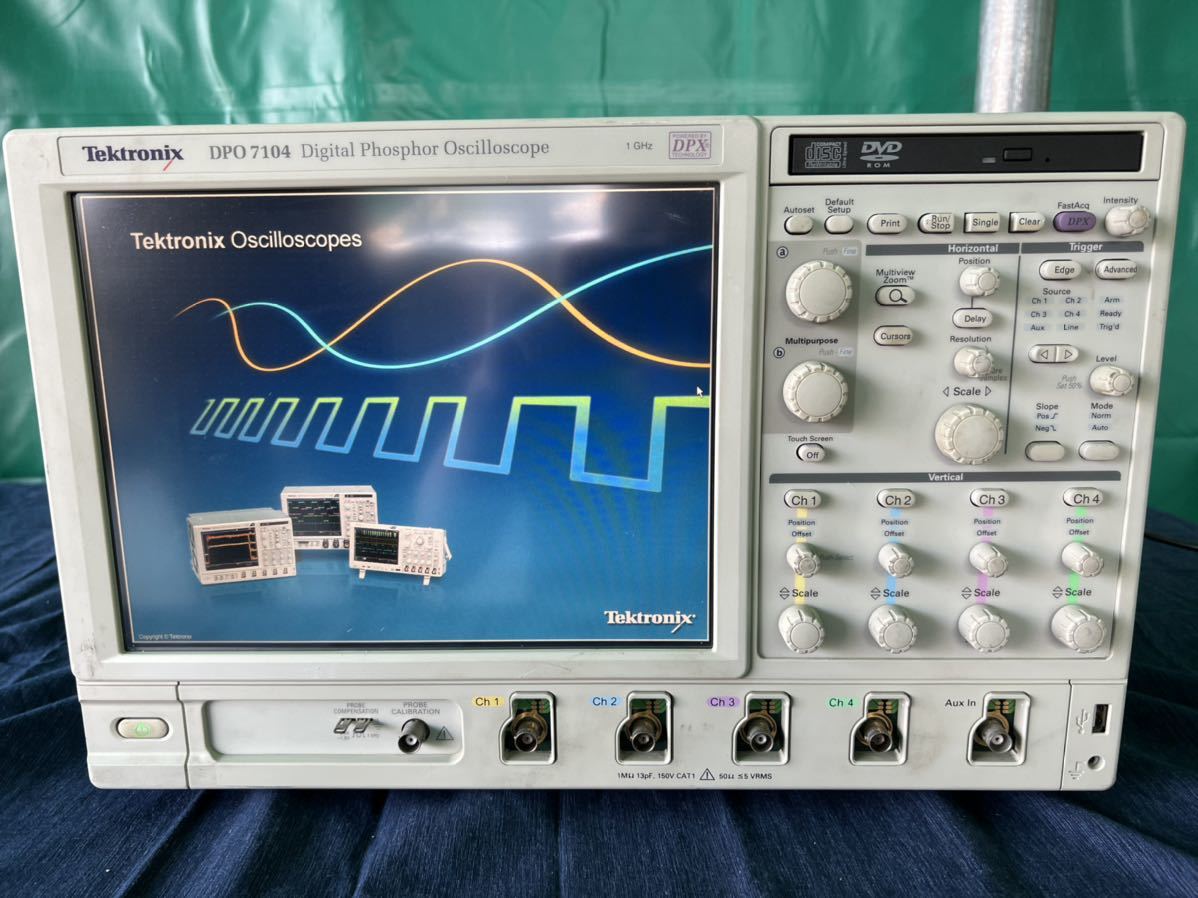 【目立った傷や汚れなし】[TH]Tektronix DPO4034B-3 Mixed Domain OSCILLOSCOPE 3GHz ...