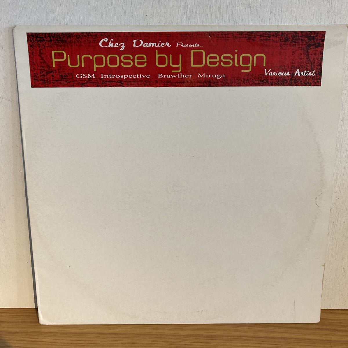【やや傷や汚れあり】Various - Chez Damier Presents ... Purpose By Design ...