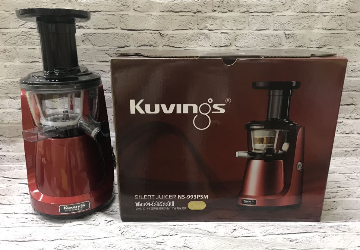 【未使用に近い】m50621-0963 Kuvings クビンス サイレントジューサー NS-993PSM SILENT JUICER ジューサー レッドの落札情報詳細 - Yahoo ...