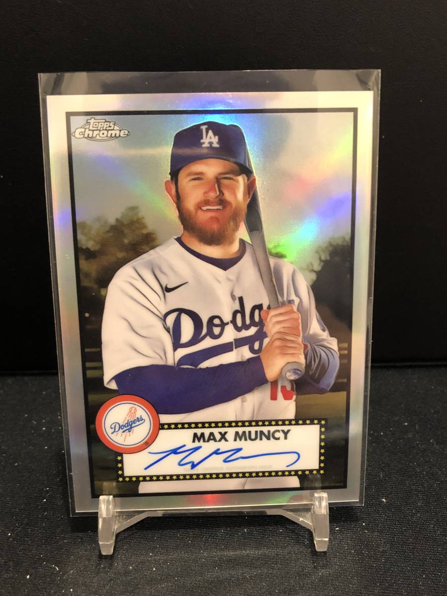 【未使用】MAX MUNCY (DODGERS) 2021 TOPPS CHROME PLATINUM ANNIVERSARY ...