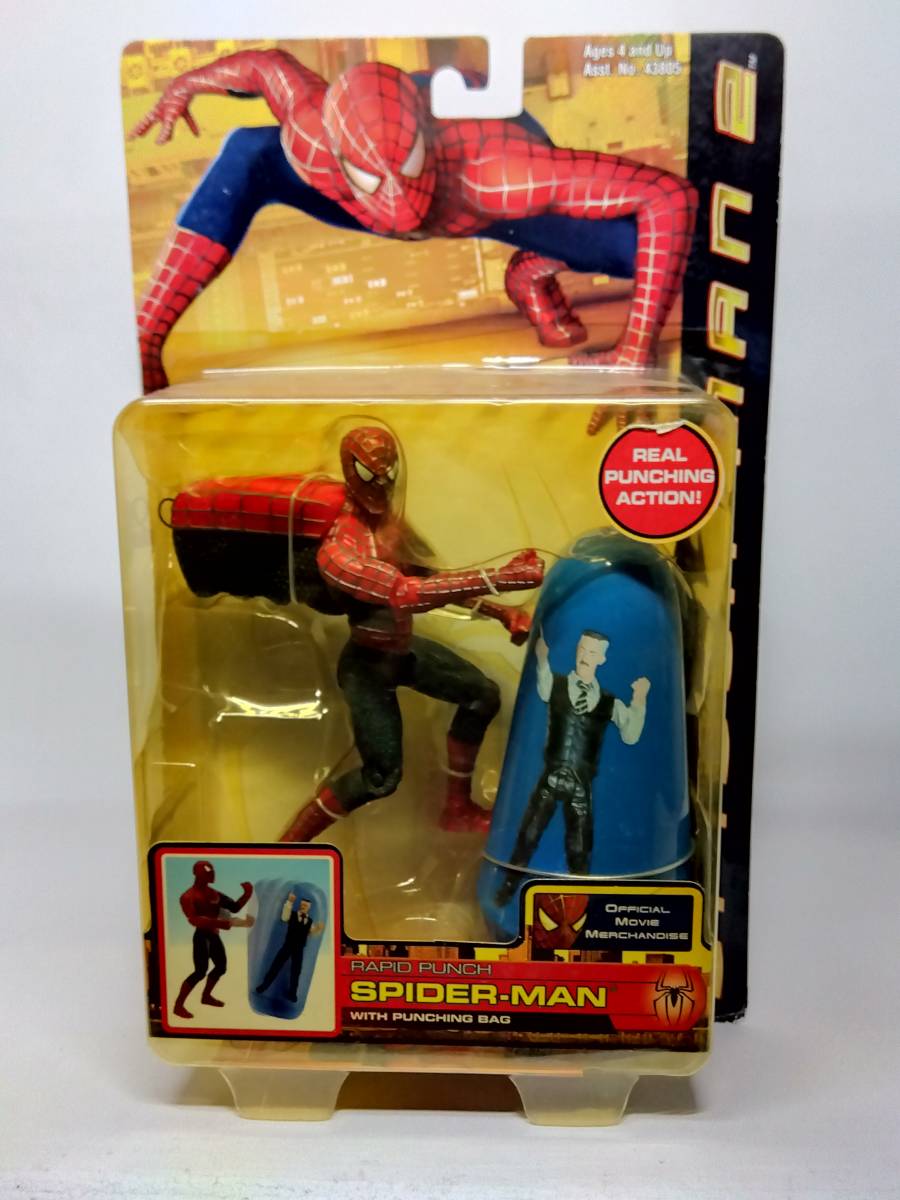 【やや傷や汚れあり】TOY BIZ スパイダーマン RAPID PUNCH SPIDER-MAN WEB ATTACK SPIDER-MAN ...