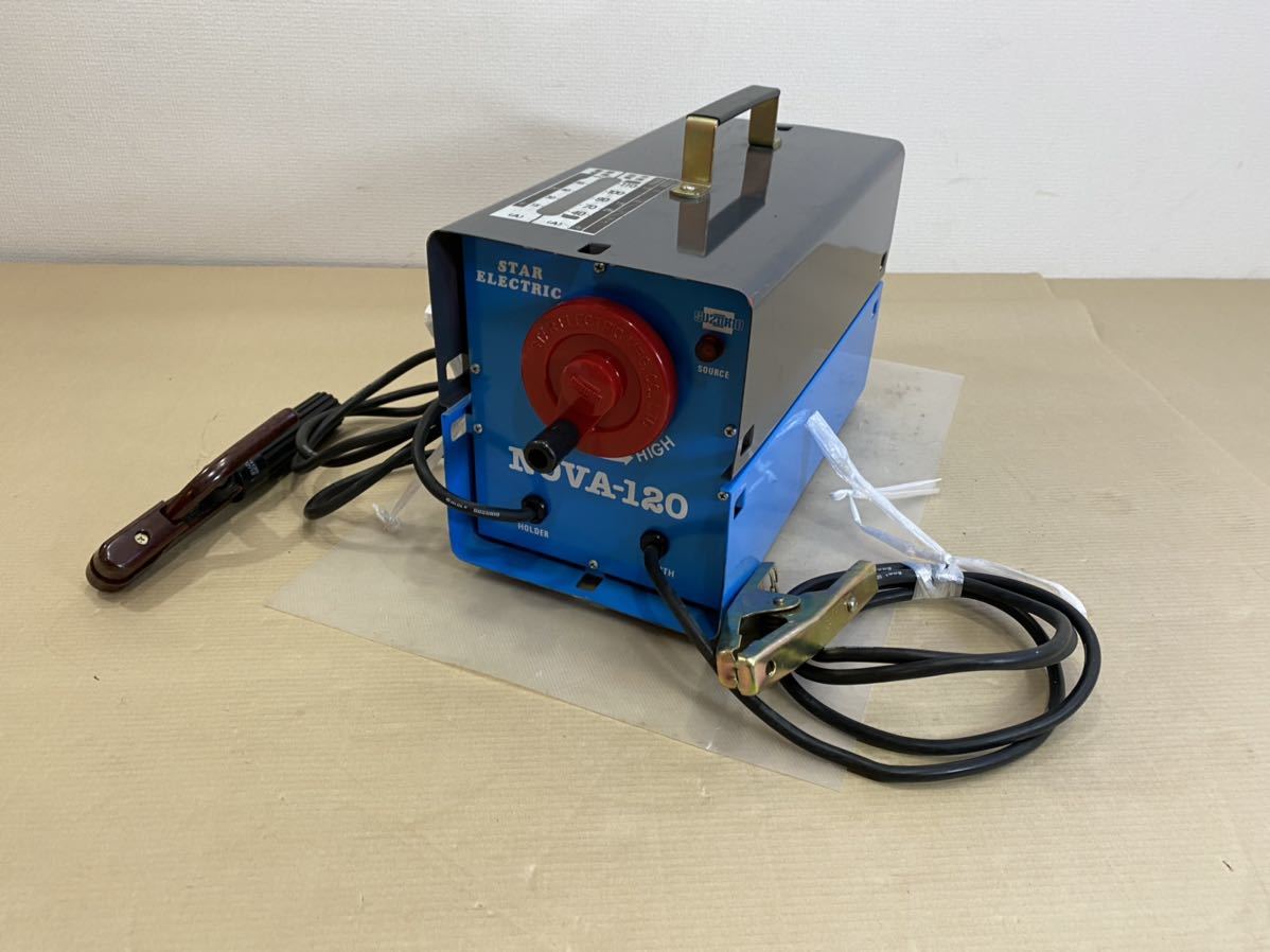 【やや傷や汚れあり】スター電器 スズキッド ポータブルタイプ 交流アーク溶接機 SSY-121C NOVA-120 STAR ELEATRICの落札情報詳細 - ヤフオク落札価格検索 オークフリー