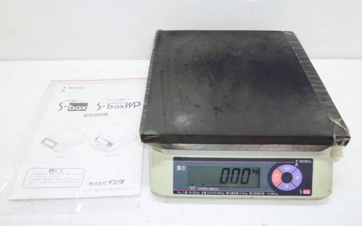 【傷や汚れあり】N5071a イシダ 上皿型重量ハカリ ひょう量15/30kg S-box 量りの落札情報詳細 - ヤフオク落札価格検索 オークフリー