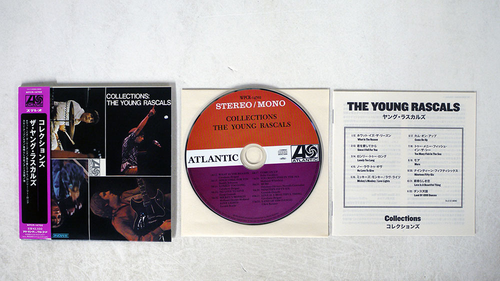 【やや傷や汚れあり】紙ジャケ THE YOUNG RASCALS/COLLECTIONS/ATLANTIC WPCR14702 の落札情報詳細 ...