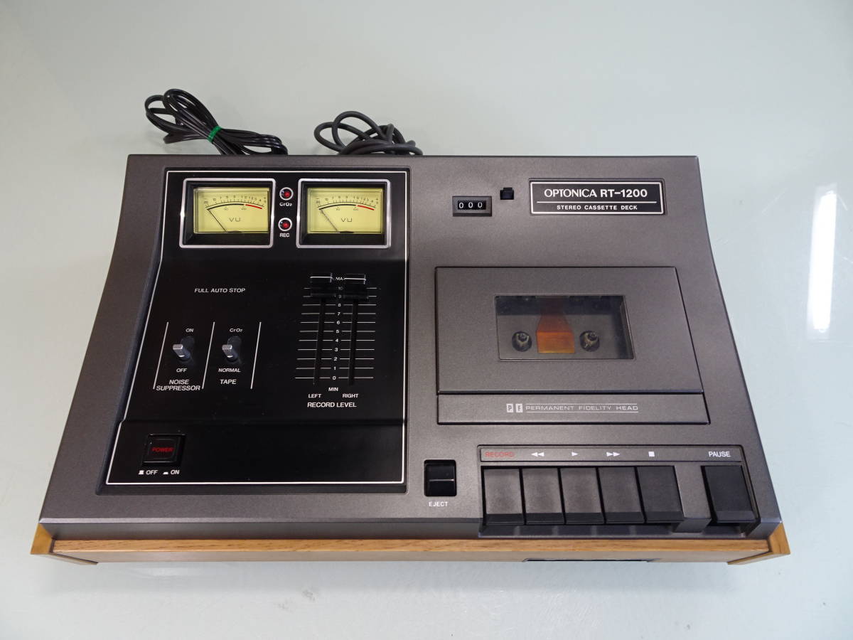 【やや傷や汚れあり】SHARP/シャープ OPTONICA RT-1200 ステレオテープデッキ 中古の落札情報詳細 - Yahoo!オークション落札価格検索 オークフリー