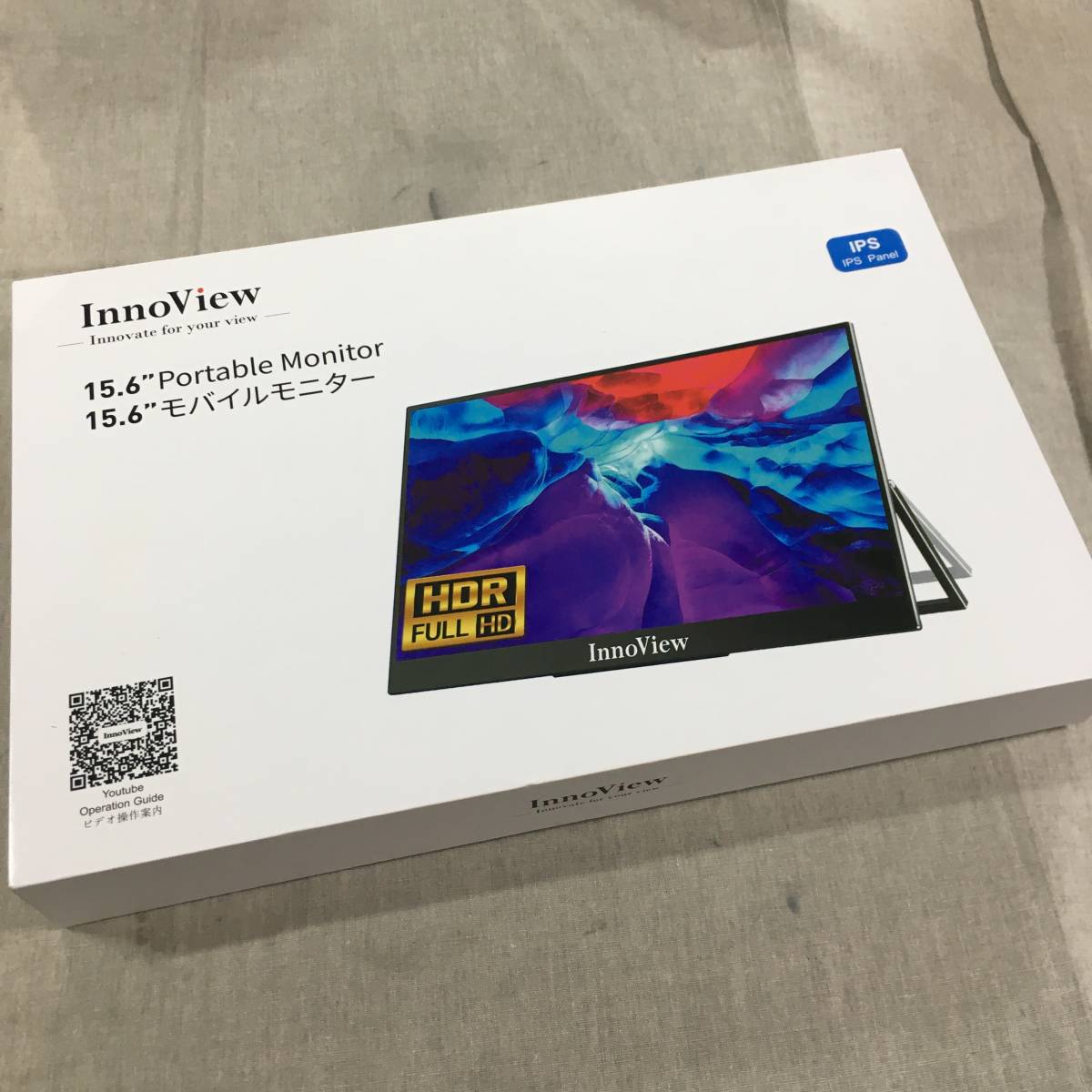 【目立った傷や汚れなし】現状品 INNOVIEW INVPM406 PORTABLE MONITOR モバイルモニター 約15.6インチ の ...