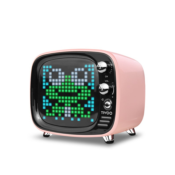 【未使用に近い】T414 展示品 送料無料 BRUNO SHOP取り扱い Divoom TIVOO レトロ TV型 モニター搭載 ...