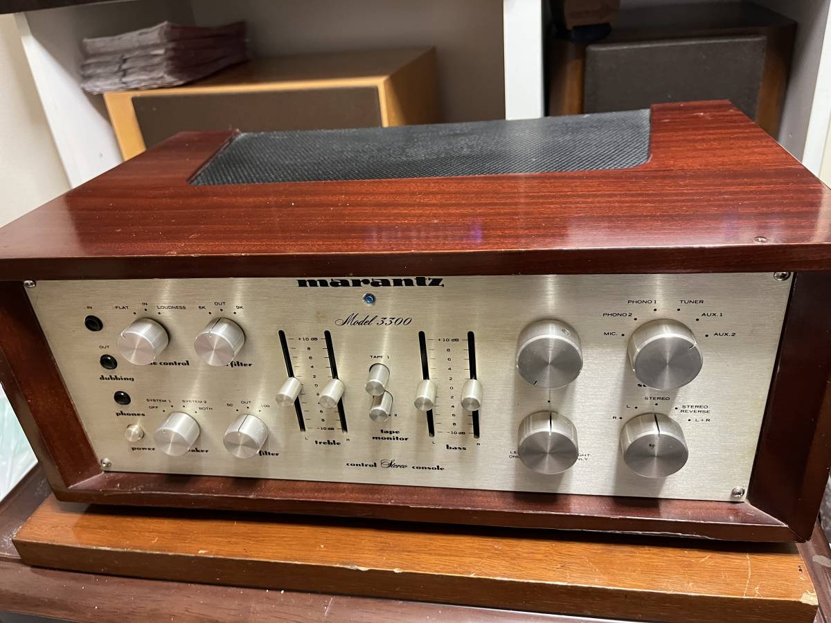 【目立った傷や汚れなし】★★ 名機中の名機 #7を超えた!? Marantz Model 3300 ② 基本動作確認済 良品～美品 USED ...