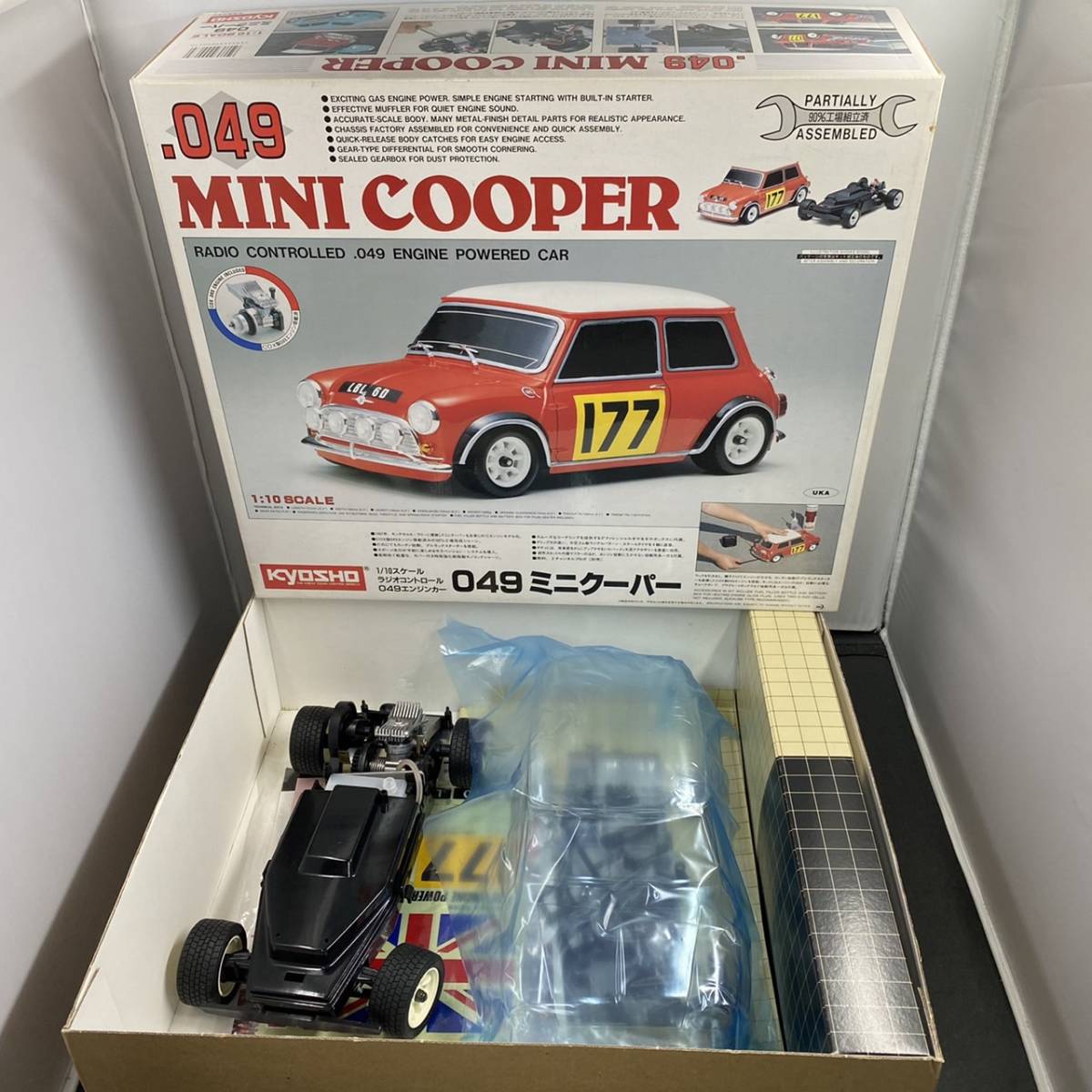 【未使用に近い】♪♪京商 R/C 1/10 049 ミニクーパー エンジン搭載済 MINI COOPER KYOSHO 未使用 未組立品 当時物 2386♪♪の落札情報詳細 - ヤフオク落札 ...