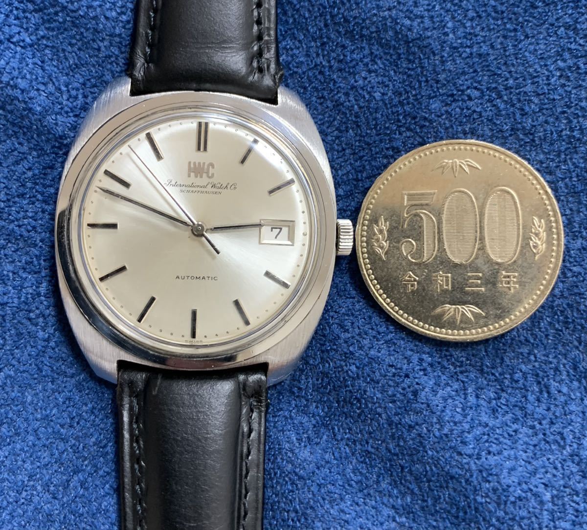 OMEGA オメガ Geneveジュネーブ アンティーク腕時計 AUTOMATIC 自動巻 Tool 9070 デイト ゴールド 金色メンズ ...