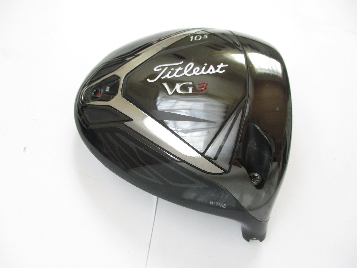 【やや傷や汚れあり】タイトリスト VG3 2018 10.5 ヘッド 単体の落札情報詳細 - ヤフオク落札価格情報 オークフリー