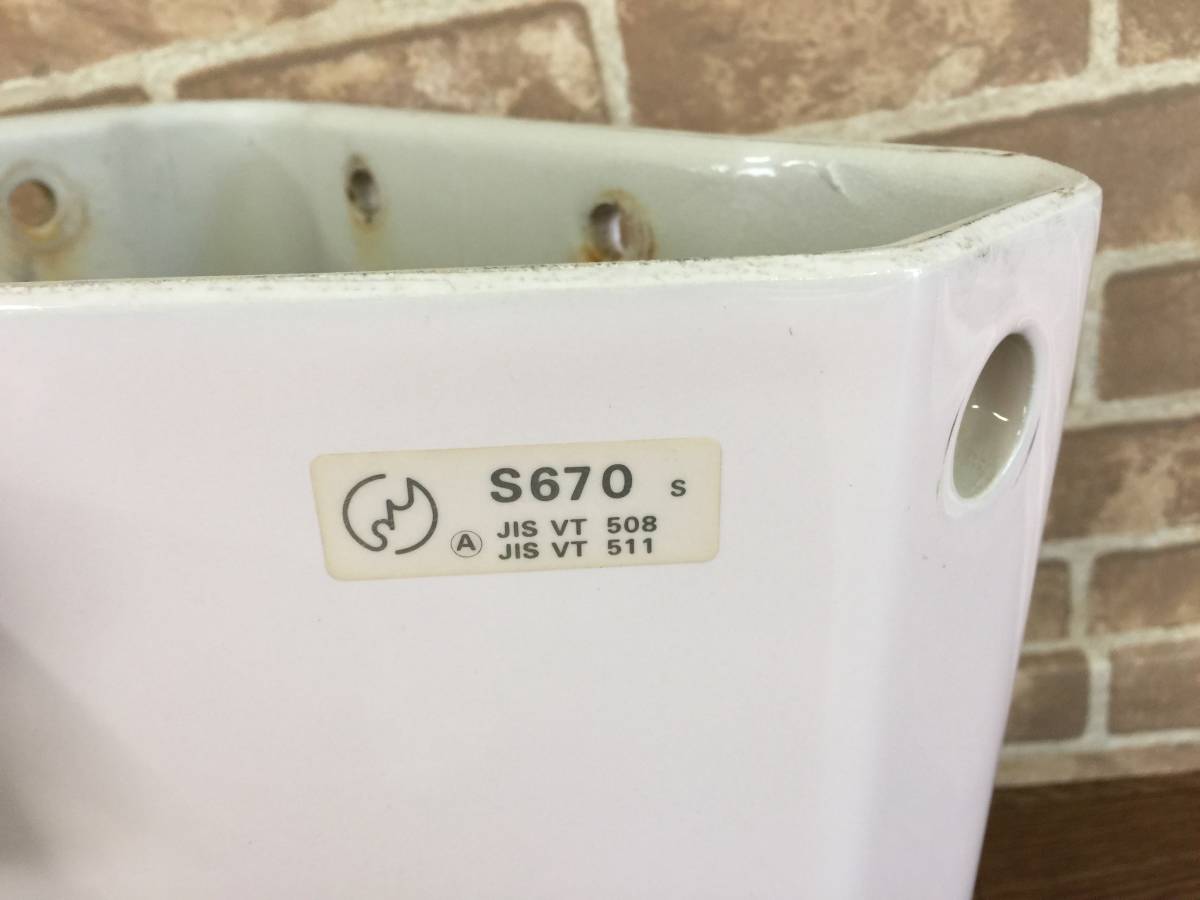 【傷や汚れあり】【中古】TOTO 洋式トイレ便器・タンクのみ(タンク蓋セット) 三角タンク(ロータンク) 隅付きタンク☆「S670」☆#SR2(パステルピンク)の落札情報詳細 - ヤフオク落札 ...