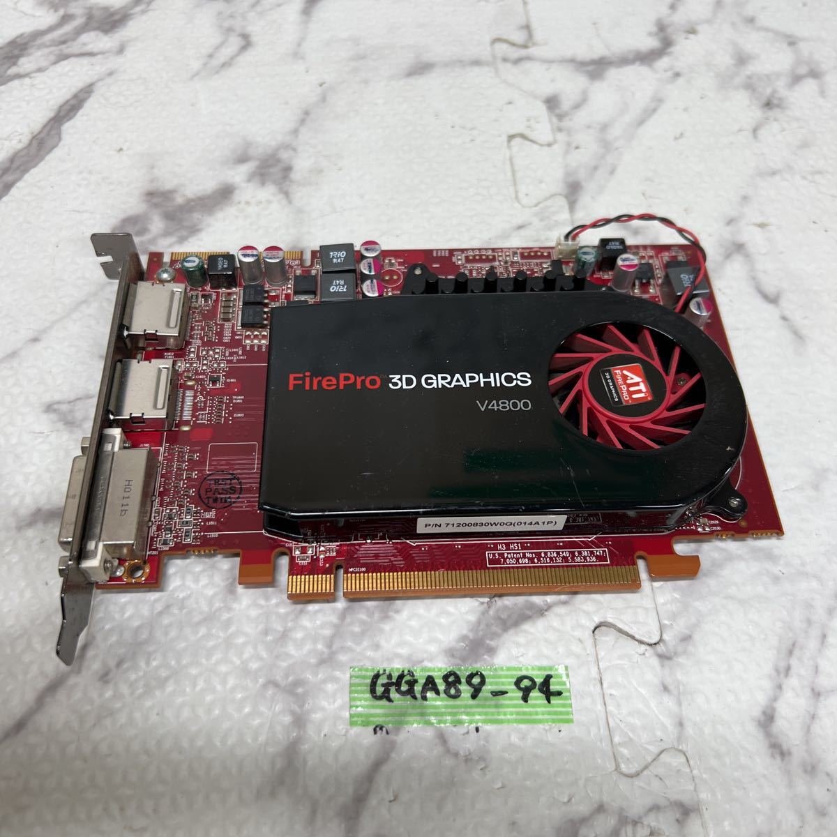 【傷や汚れあり】GGA89-94 激安 グラフィックボード Dell 00x31g ATI Radeon FirePro 3d V4800 ...