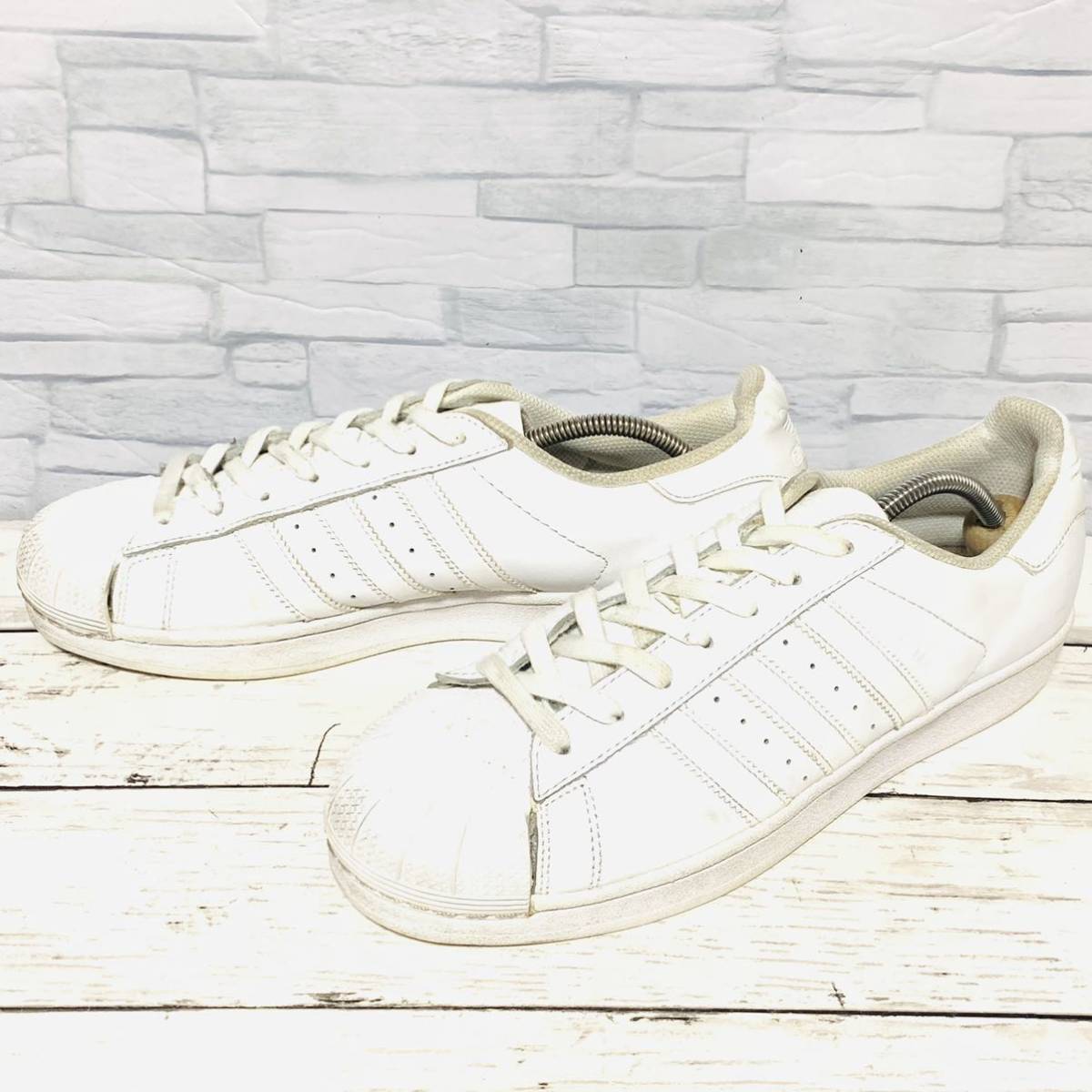 【傷や汚れあり】R2173bb adidas （アディダス） YYA606001 SUPERSTAR スーパースター スニーカー 27.0cm ...