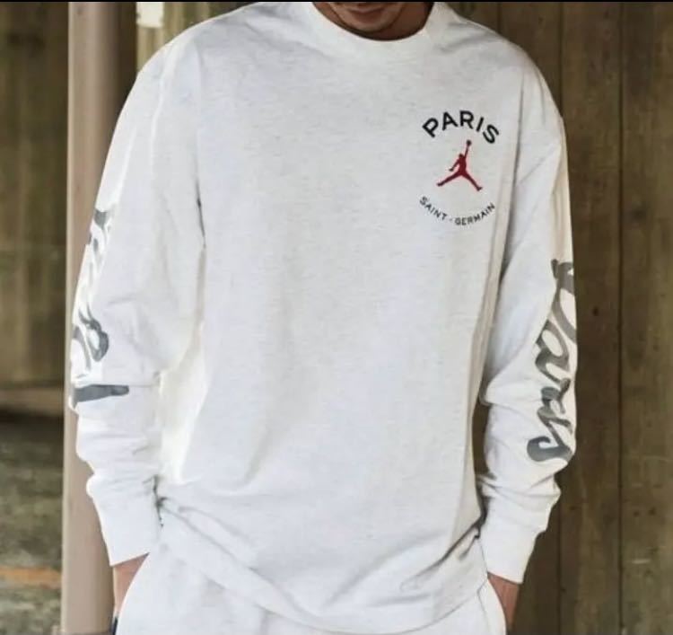 【未使用】新品 NIKE ナイキ XL ジョーダン パリサンジェルマン ロングスリーブ Tシャツ JORDAN BRAND PSG TEE ...